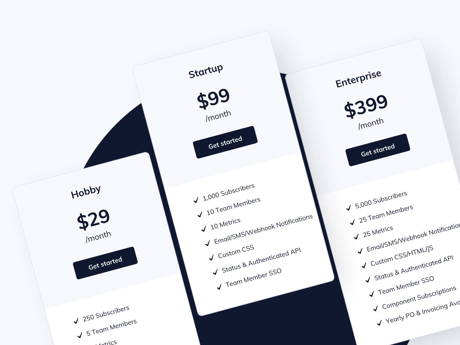UI Design Daily | Pricing Cards