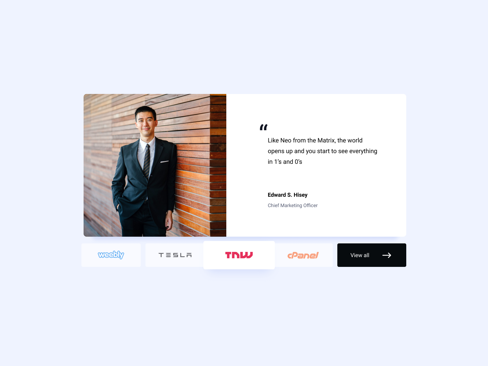 UI Design Daily | Testimonals