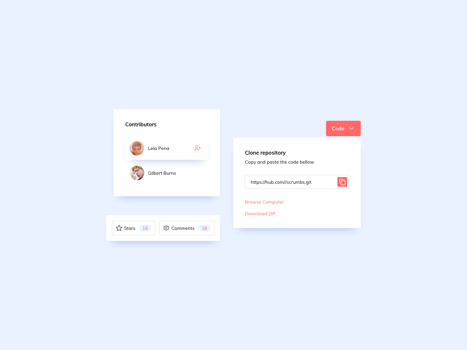 UI Design Daily | Repository Components