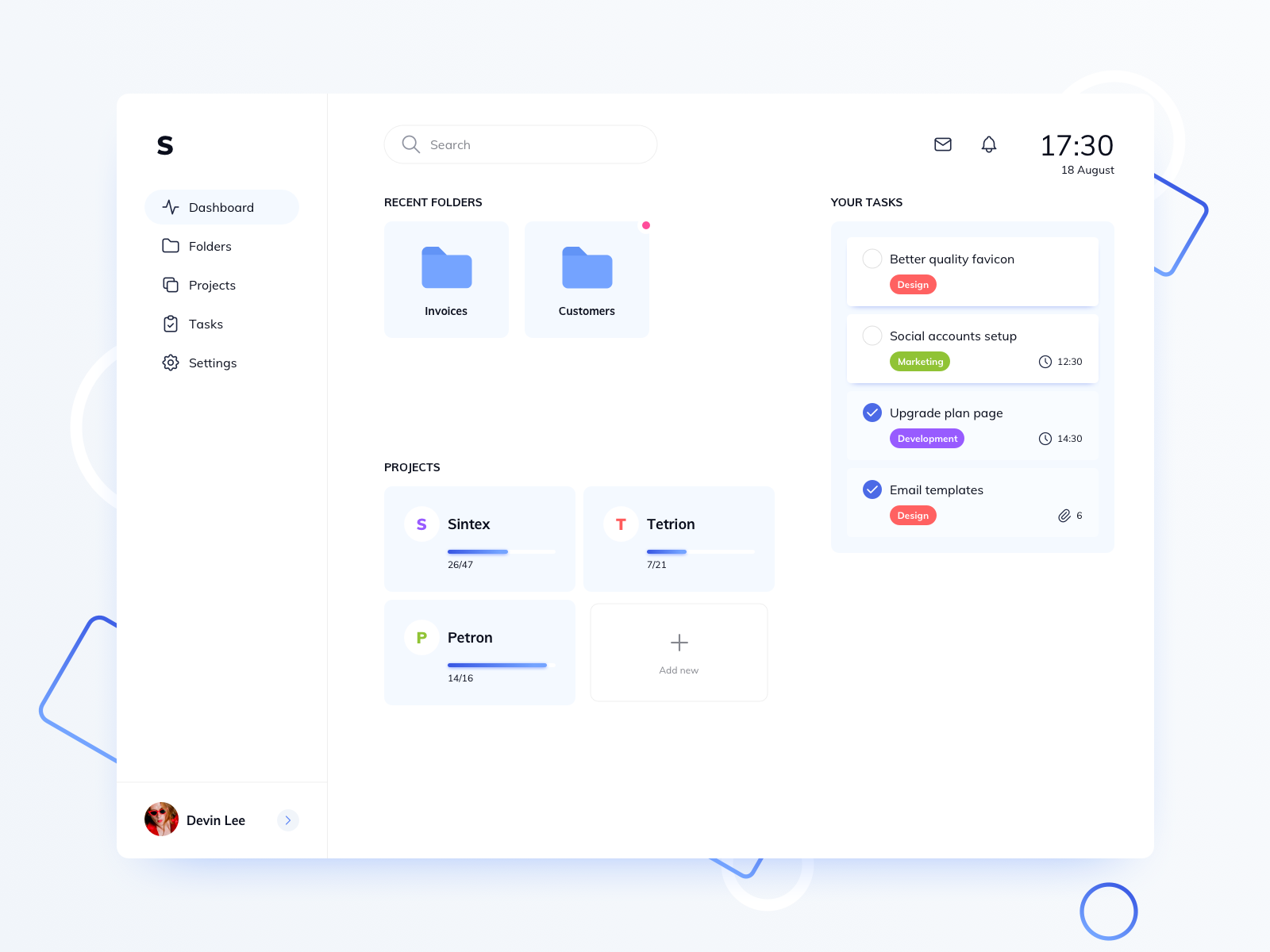 UI Design Daily | Project Management Dashboard