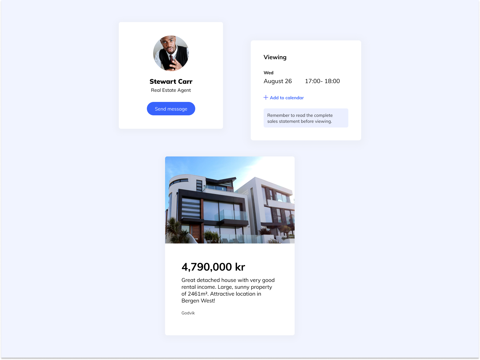 UI Design Daily | Real Estate Components