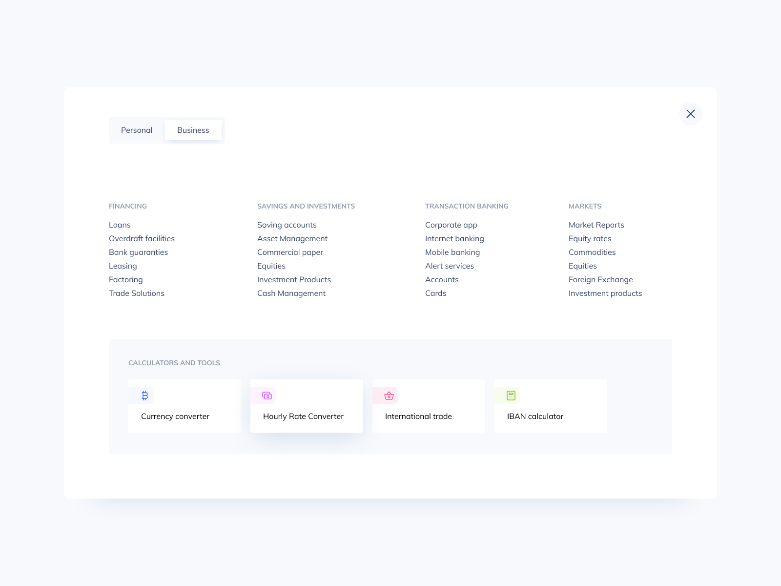 UI Design Daily | Mega Menu UI Design