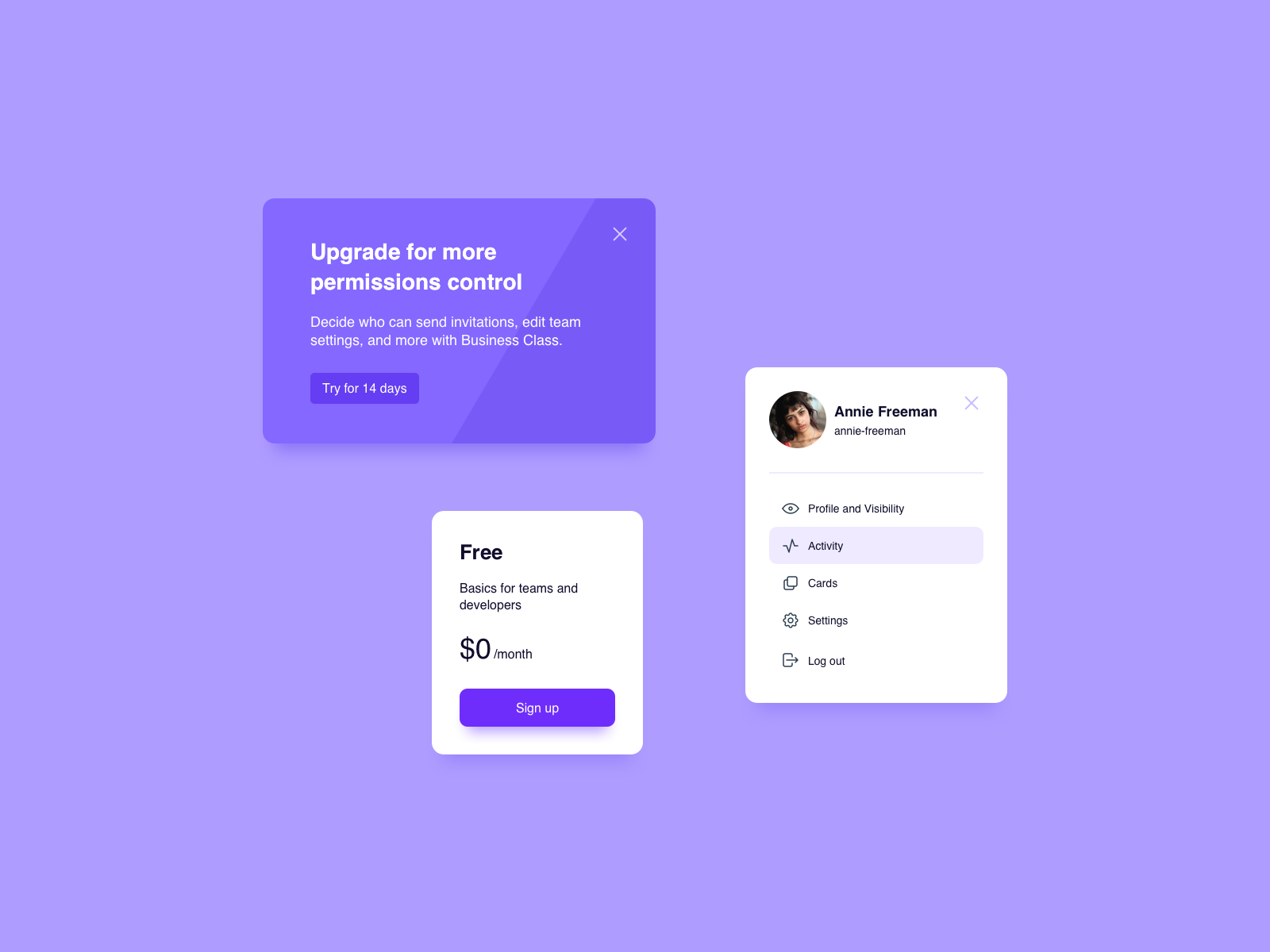 UI Design Daily | Cards