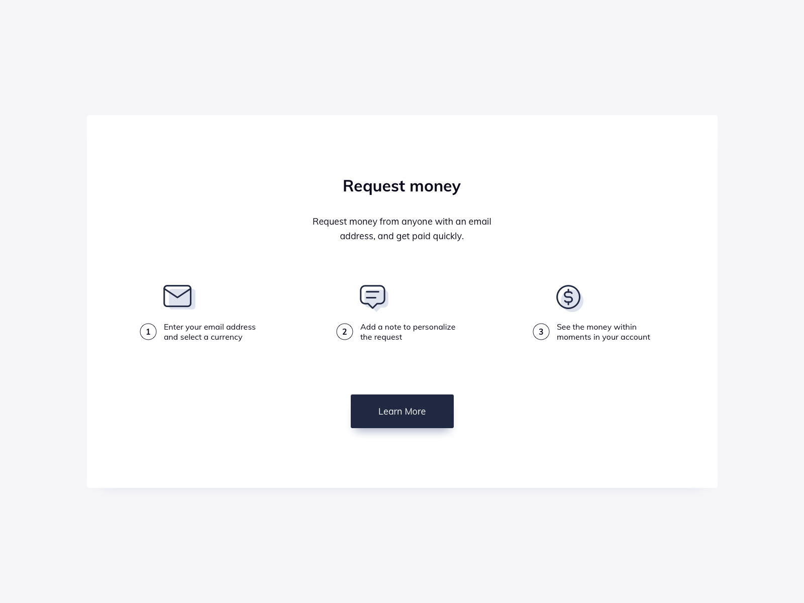 UI Design Daily | Request Money UI Design
