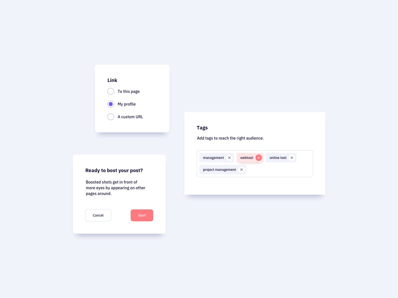 UI Design Daily | Cards