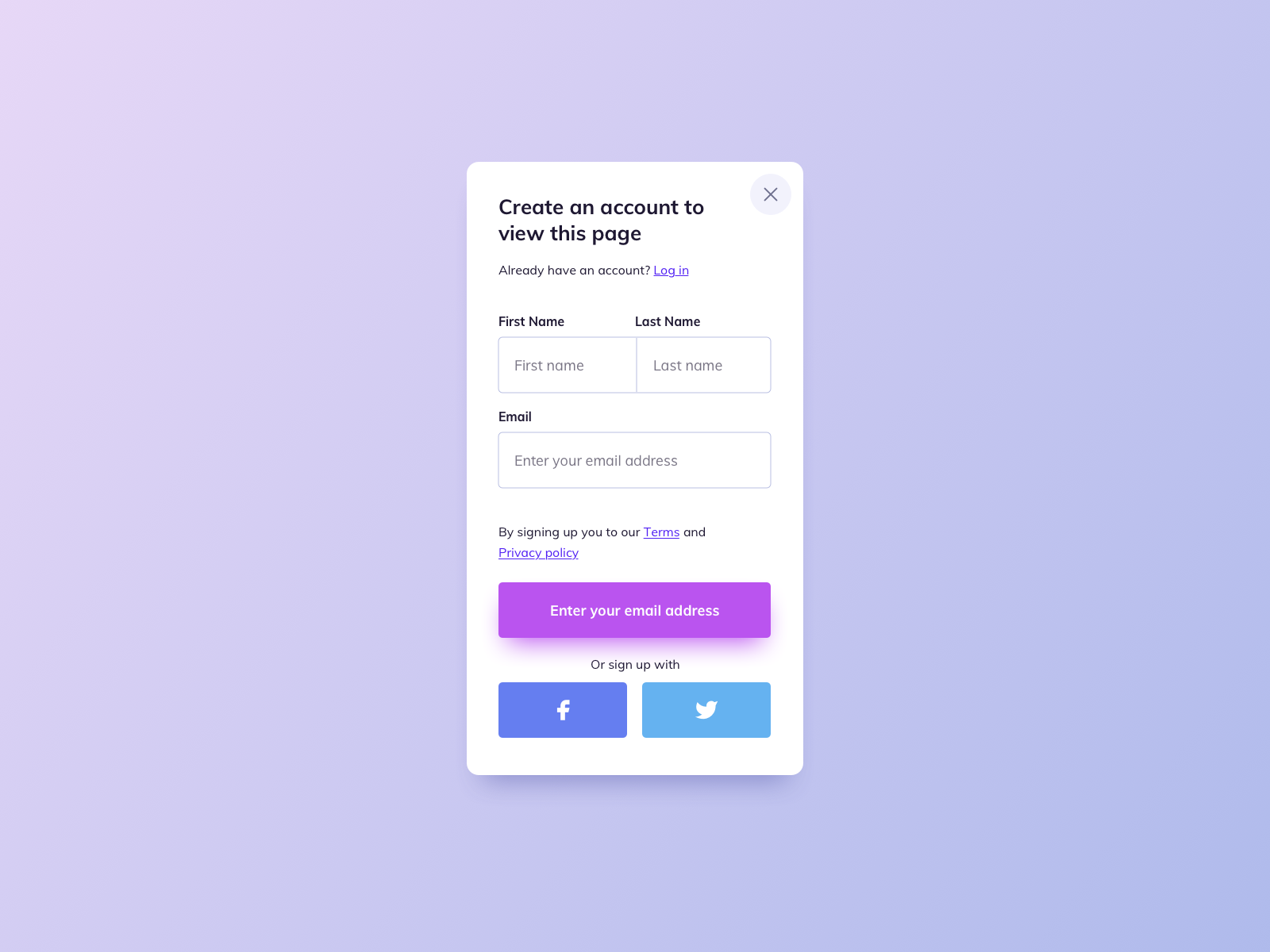 UI Design Daily | Sign Up