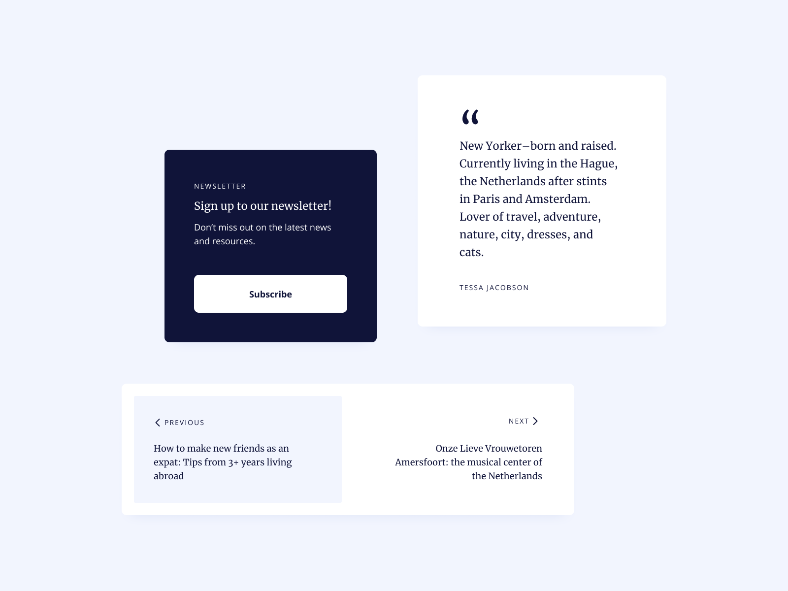 UI Design Daily | Cards