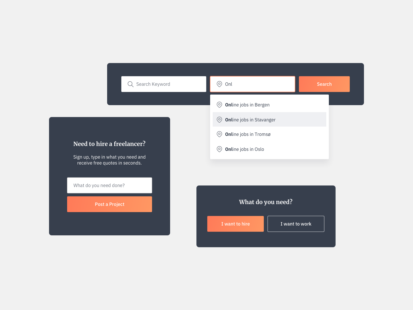 UI Design Daily | Search Components