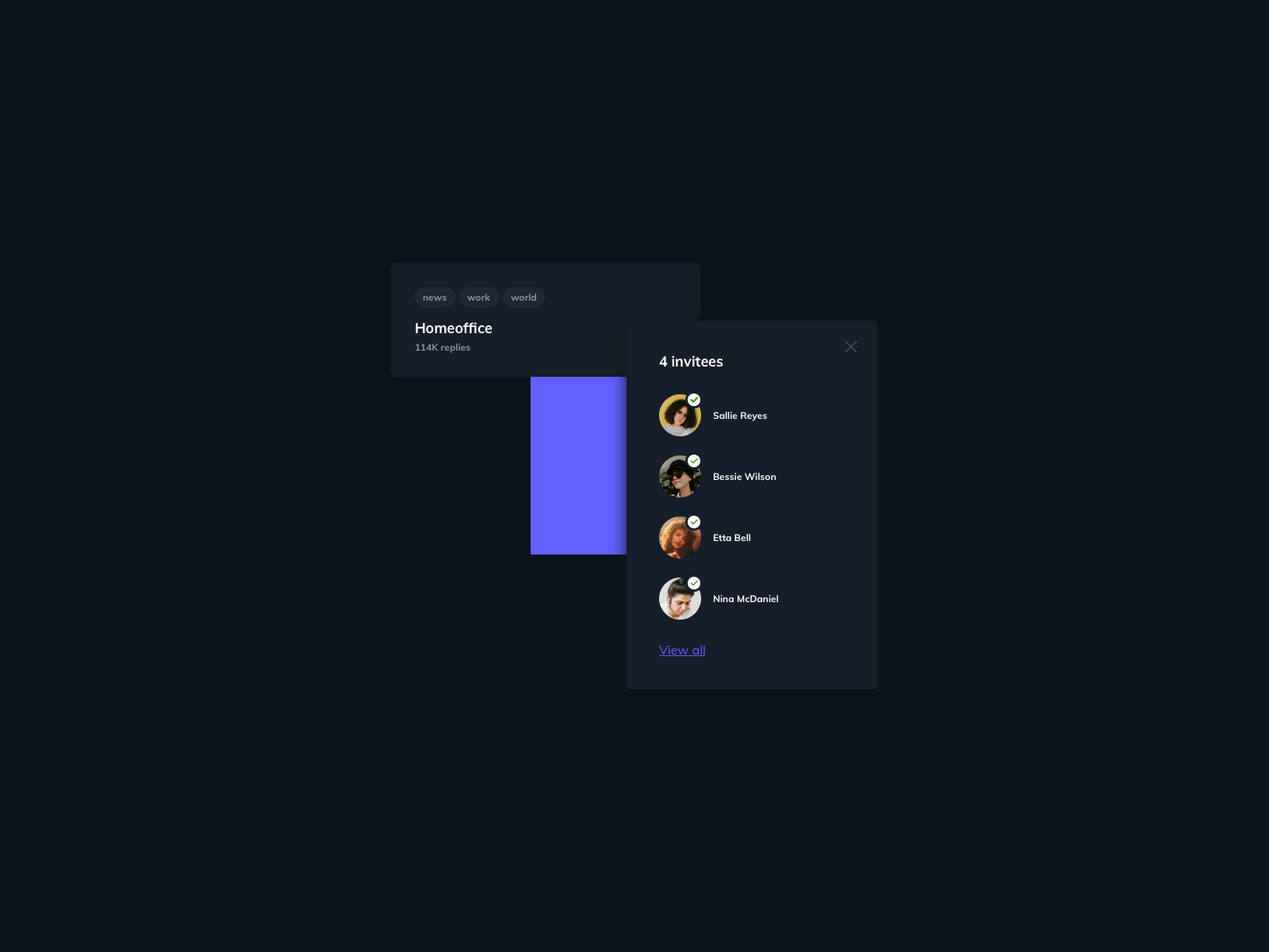 UI Design Daily | Dark Themed Components