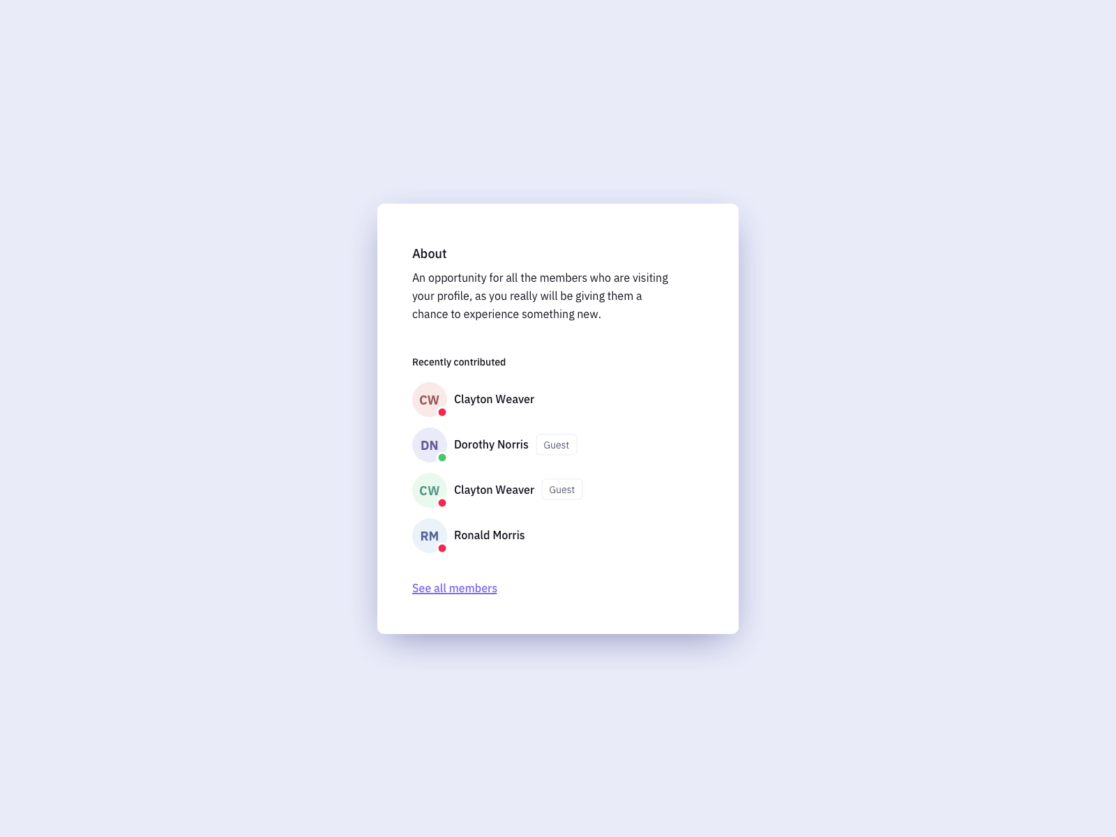 UI Design Daily | Info Card