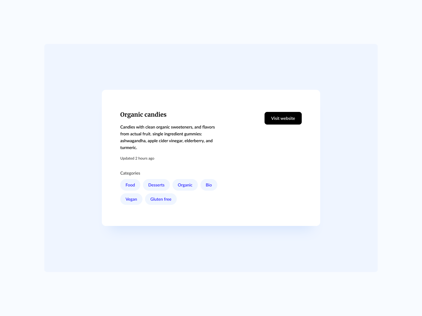 UI Design Daily | Details Card