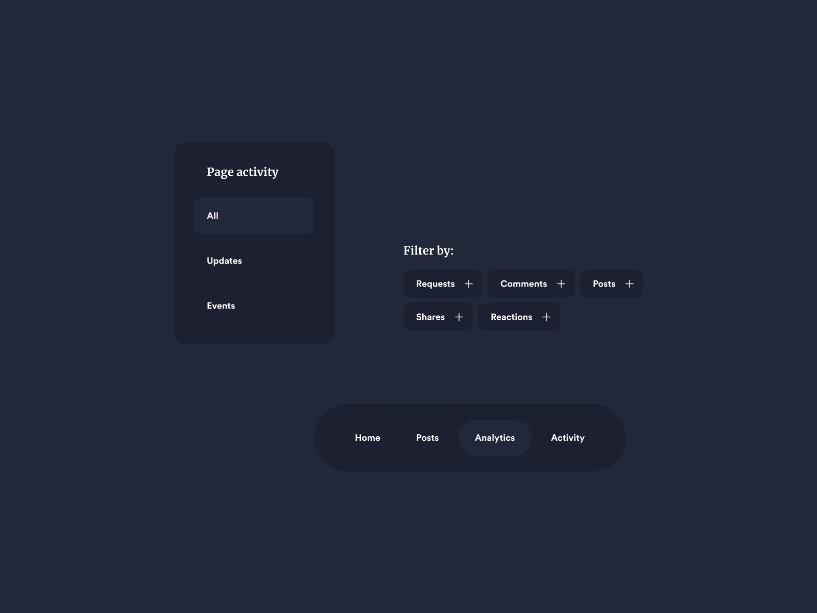 UI Design Daily | Dark Themed UI Components