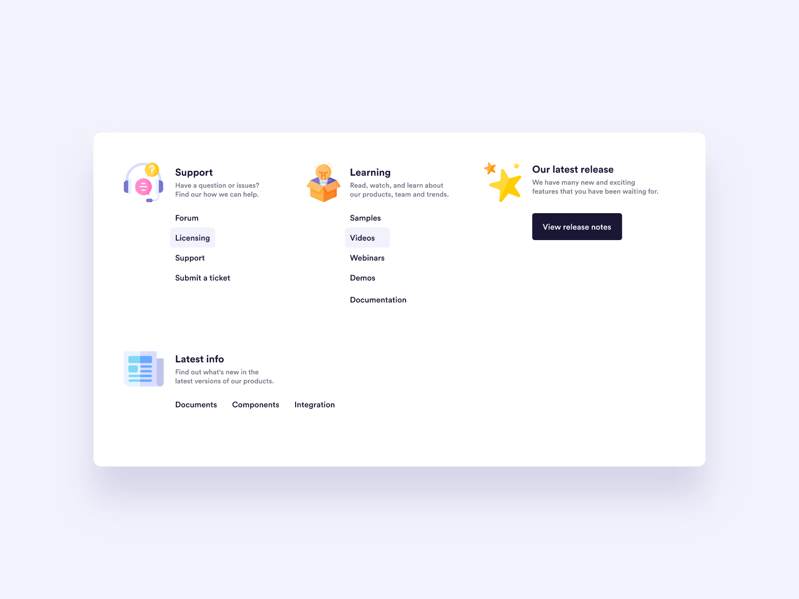UI Design Daily | Menu UI Design