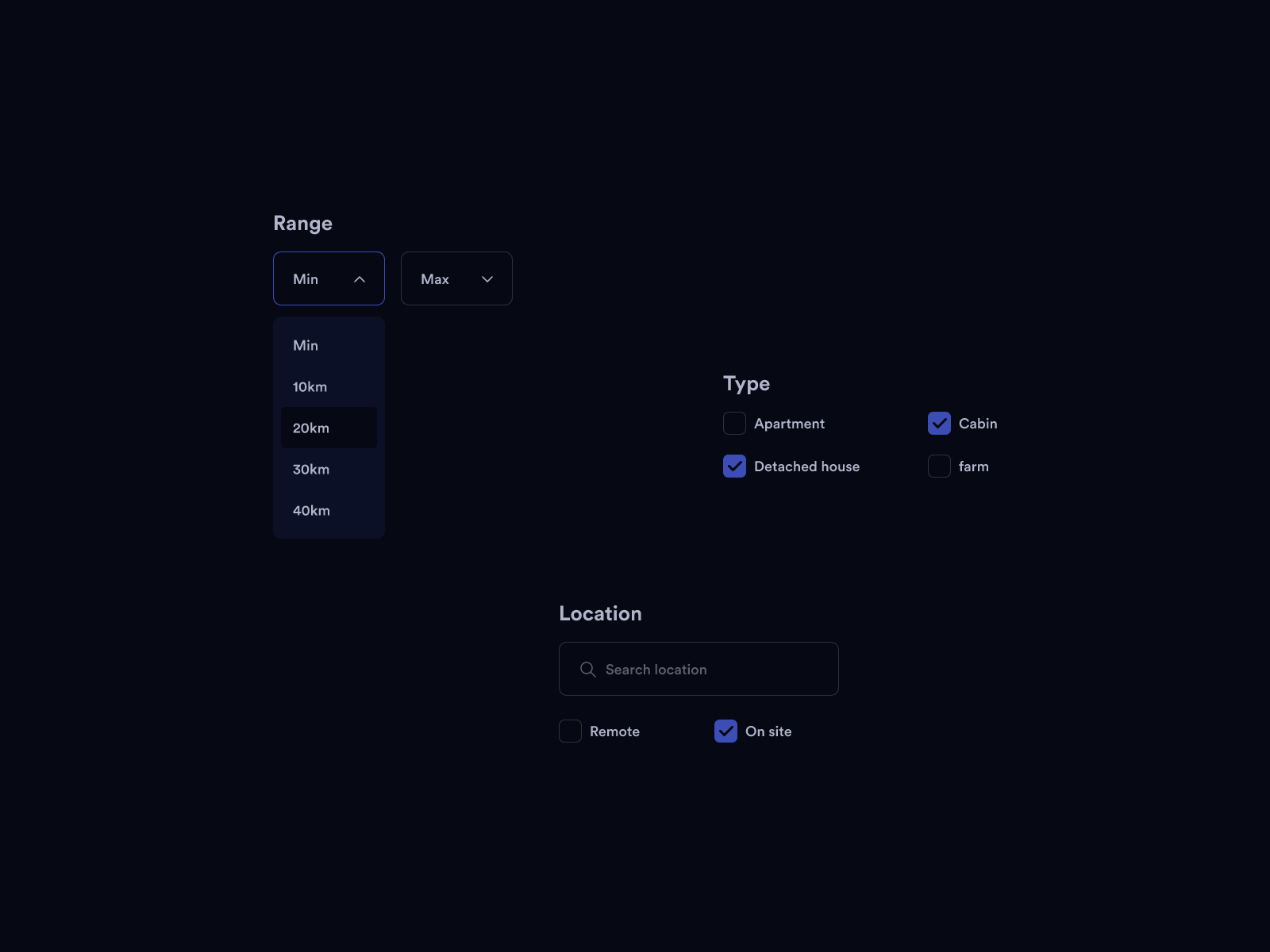 UI Design Daily | Filter Components