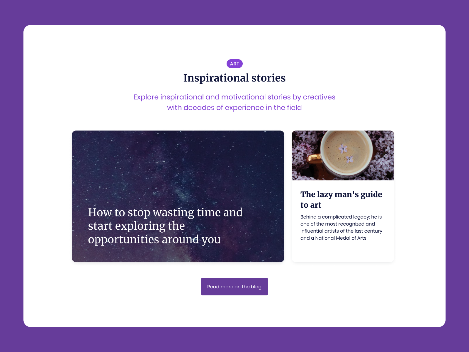 UI Design Daily | Website Section
