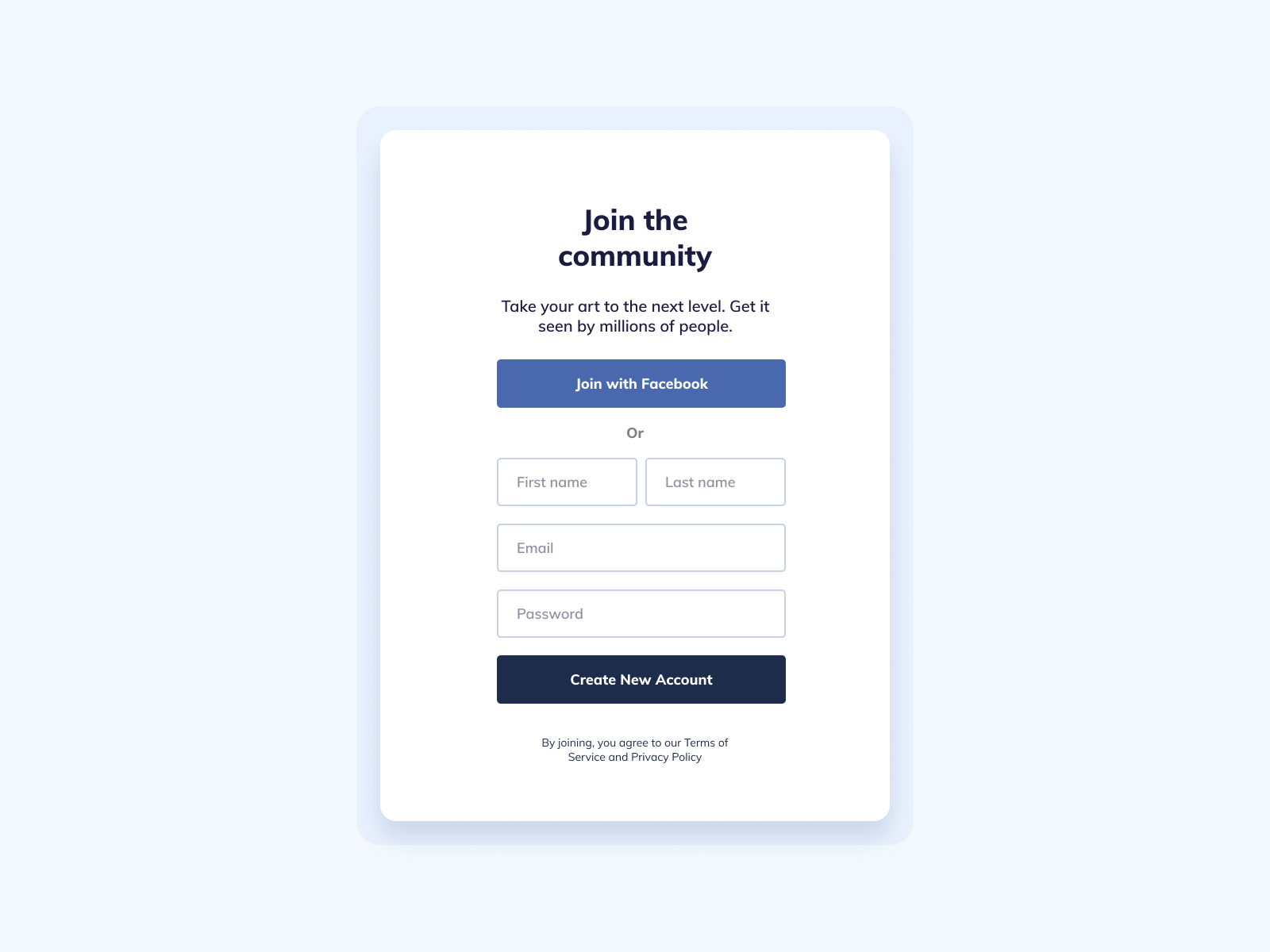 UI Design Daily | Sign Up