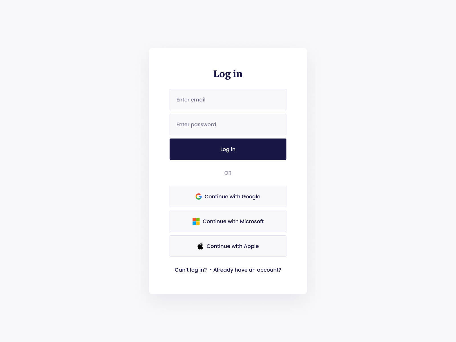 UI Design Daily | Log In