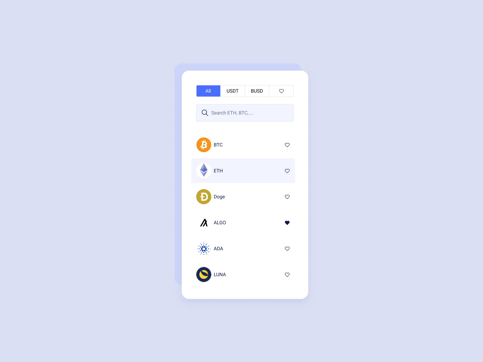 UI Design Daily | Filter