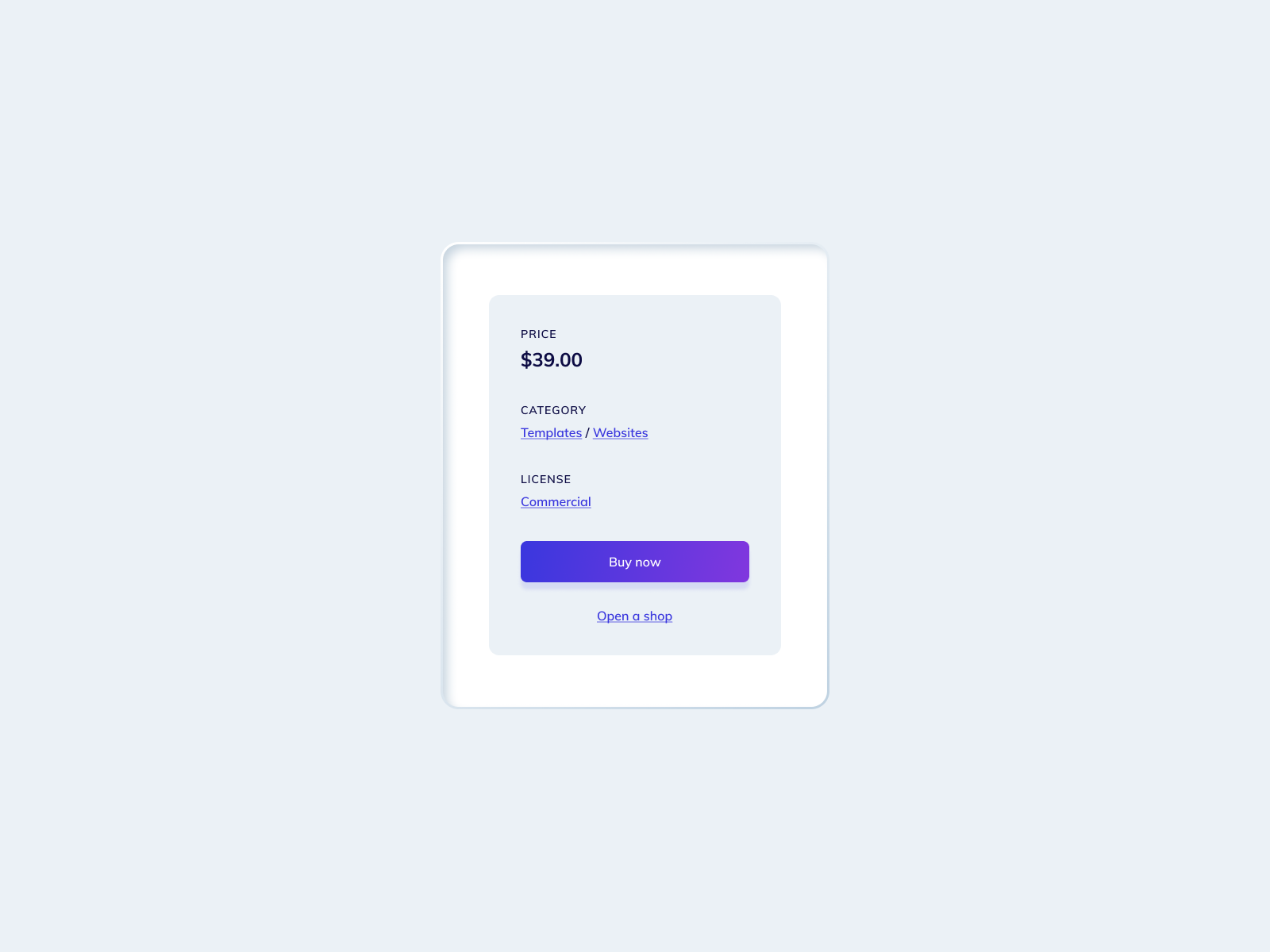 UI Design Daily | Product Details Card