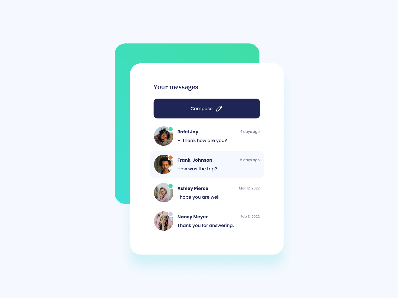 UI Design Daily | Inbox UI Design