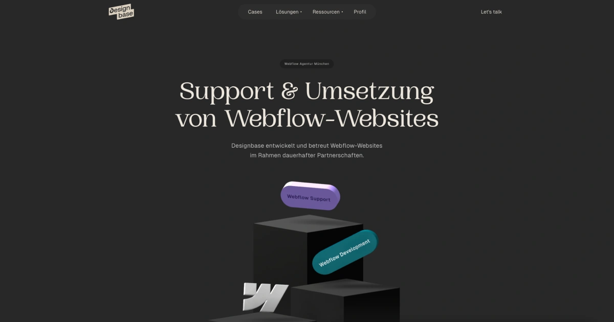 Webflow Agentur bei München