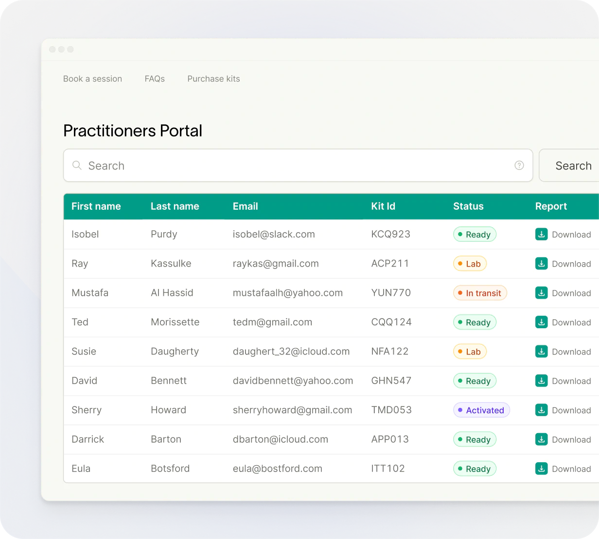 Practitioners — Powered by Tiny Health