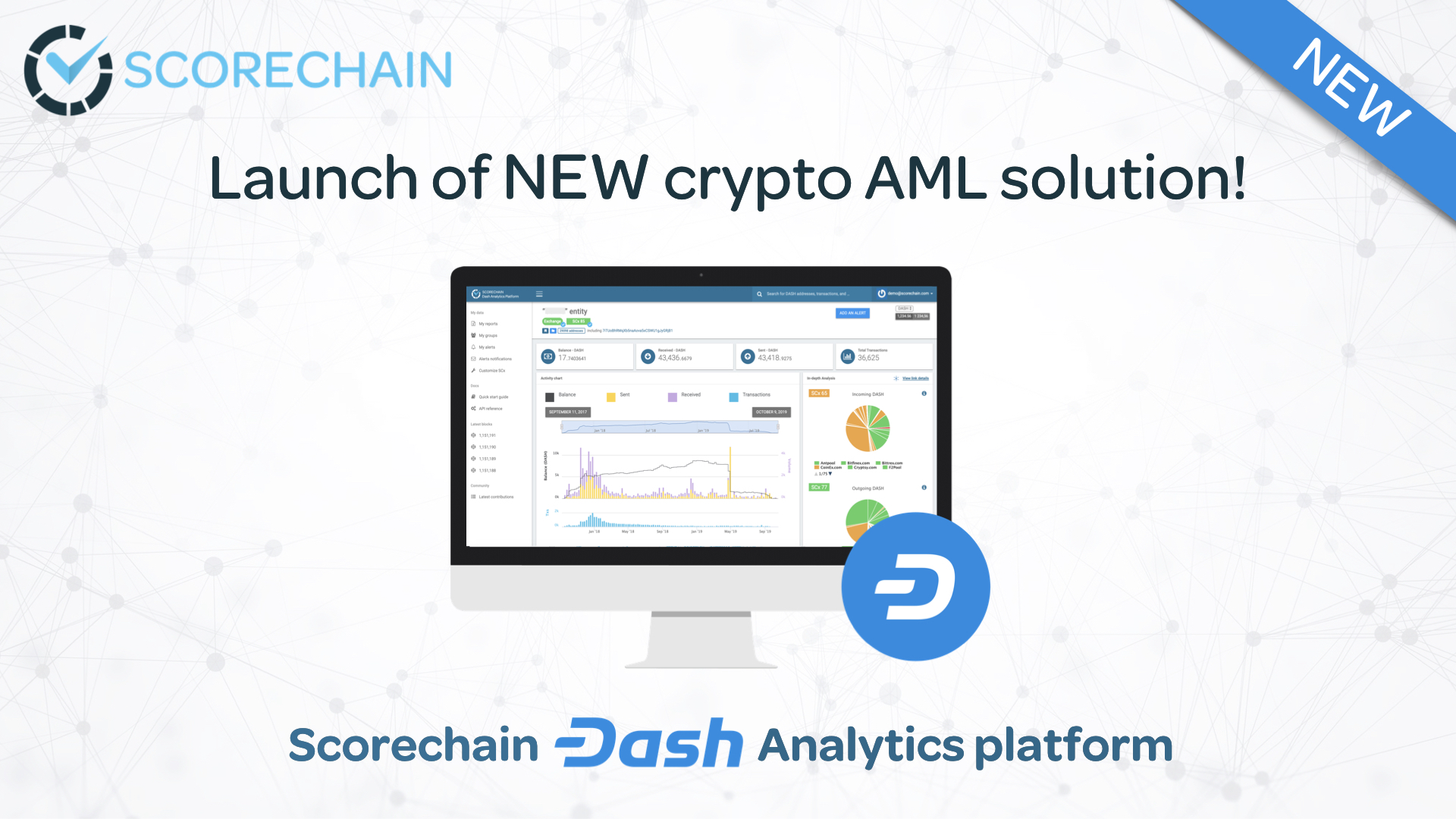 DASH transaction monitoring added in Scorechain AML Compliance Software - Scorechain ...