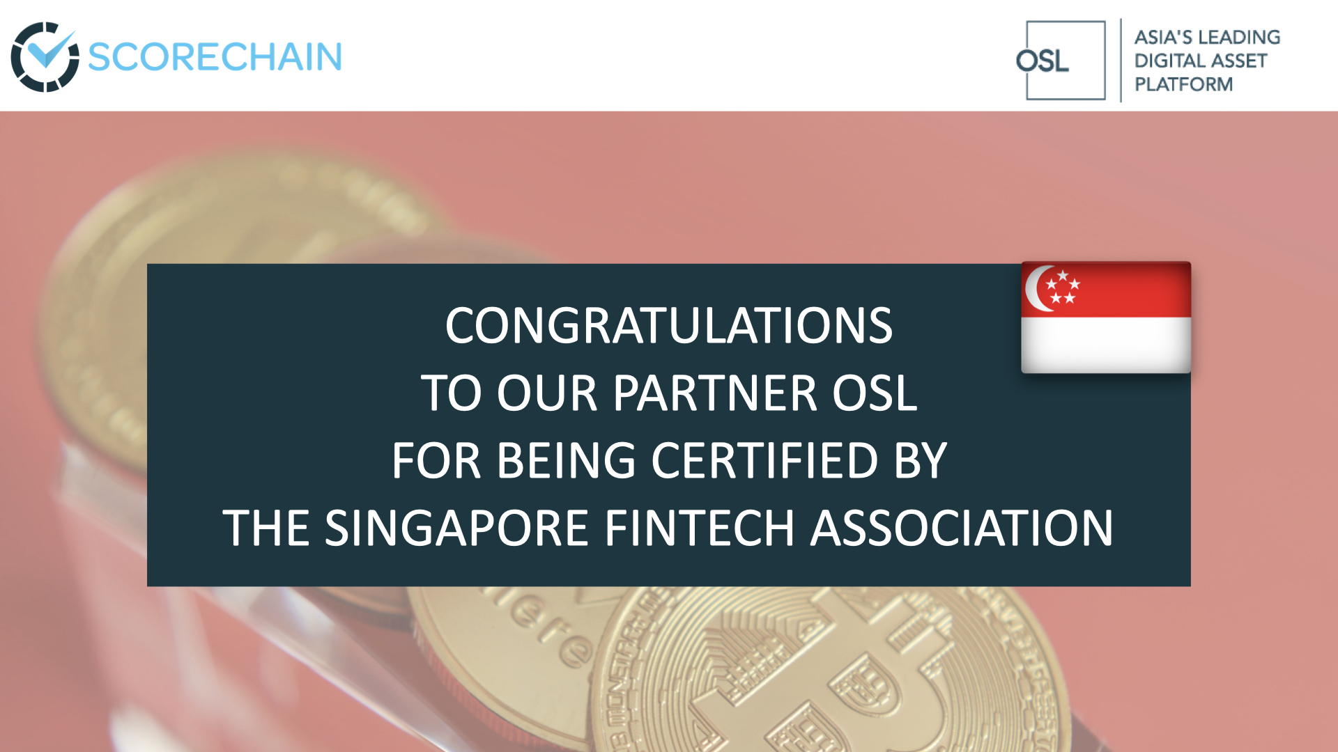 Congratulations to our partner OSL for being certified by Singapore ...