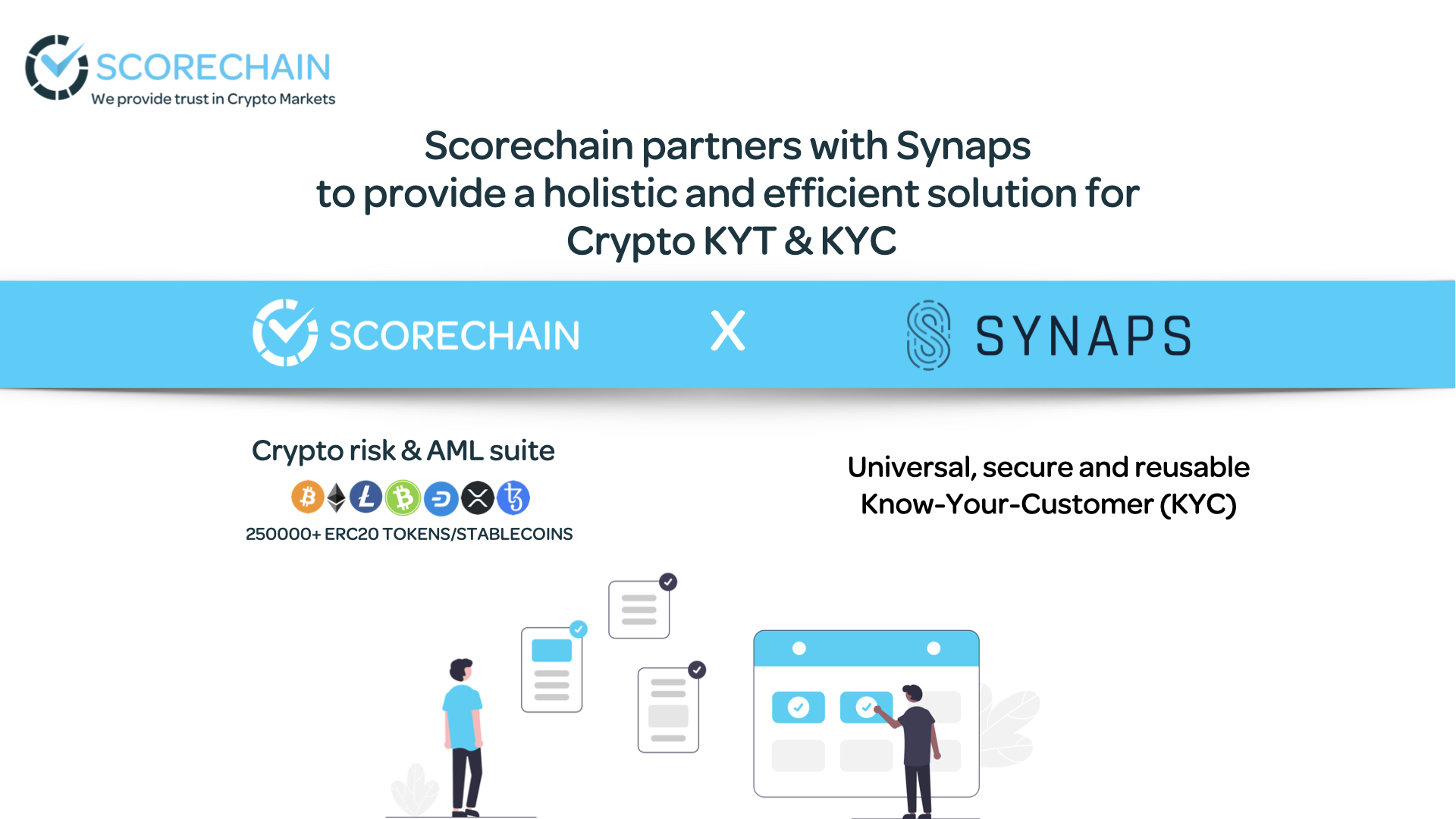 Scorechain partners with Synaps to provide a holistic and efficient virtual assets compliance ...