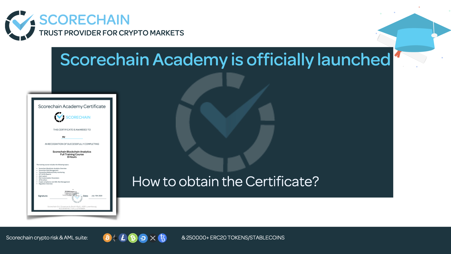 Scorechain Academy is officially launched - Scorechain | Blockchain ...
