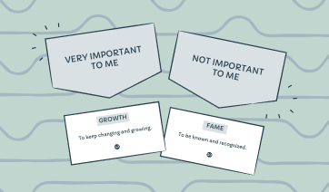 Personal Values Card Sort by TheraHive — Uncover Your Core Beliefs and ...