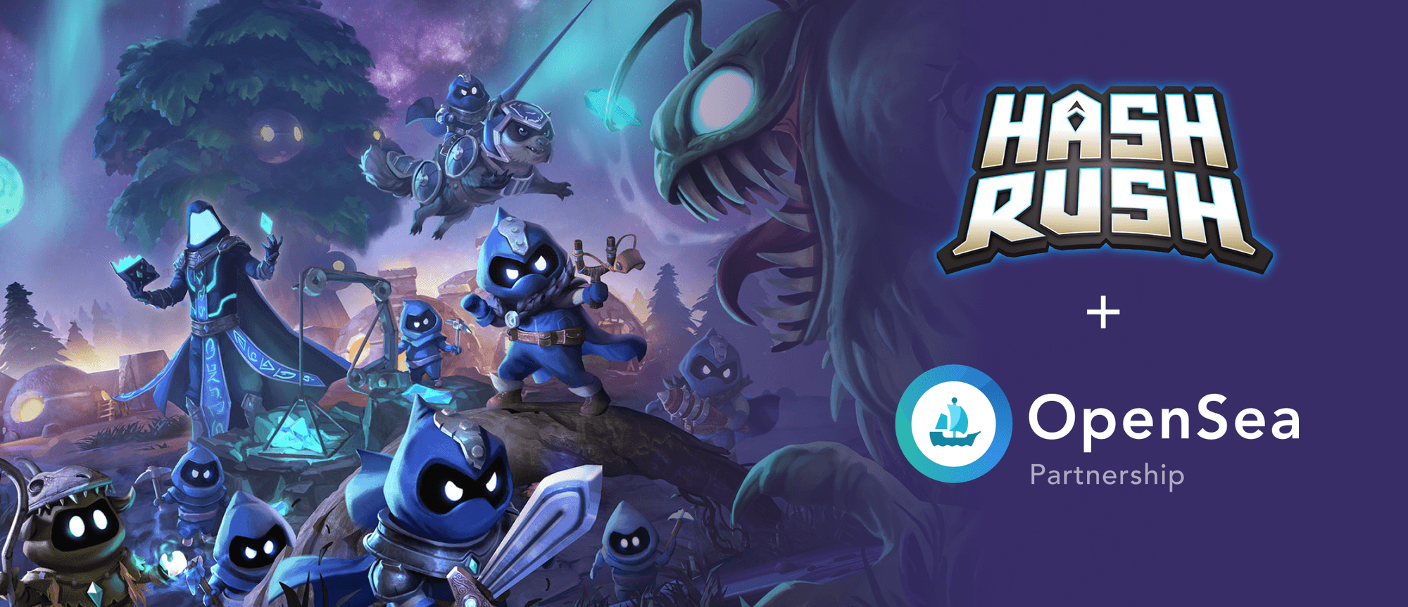 Announcing our partnership with Hash Rush | OpenSea