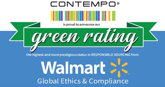 Contempo Awarded Walmart’s Green Audit Rating!