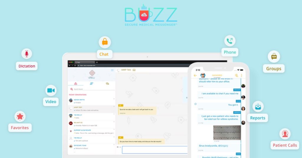 App | Buzz Secure Medical Messenger