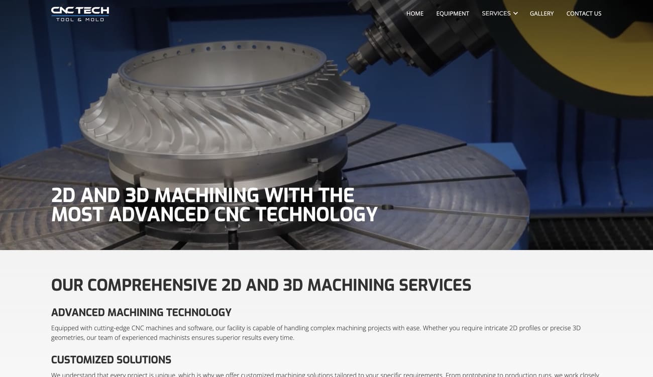 2D & 3D Machining with the Most Advanced CNC Technology