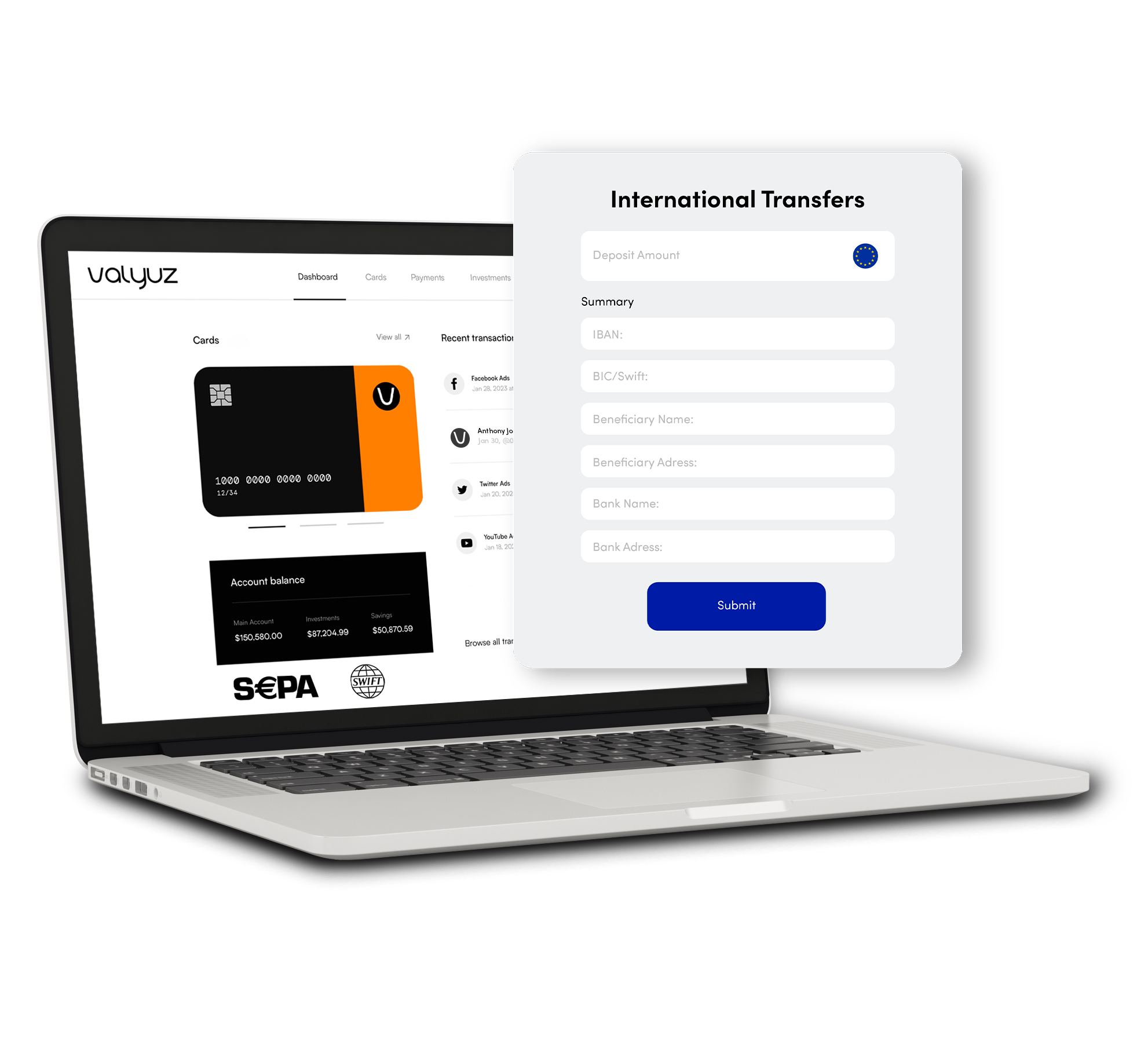 Dedicated IBANs for Corporate and Individual Accounts