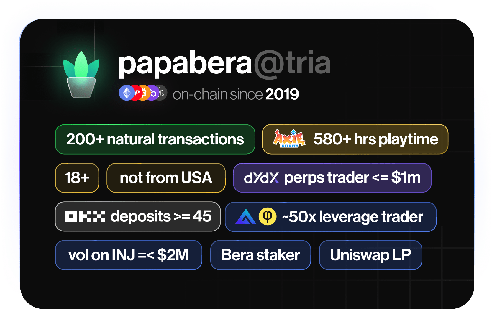 Tria – One name, all things Web3 (Formerly Threely)