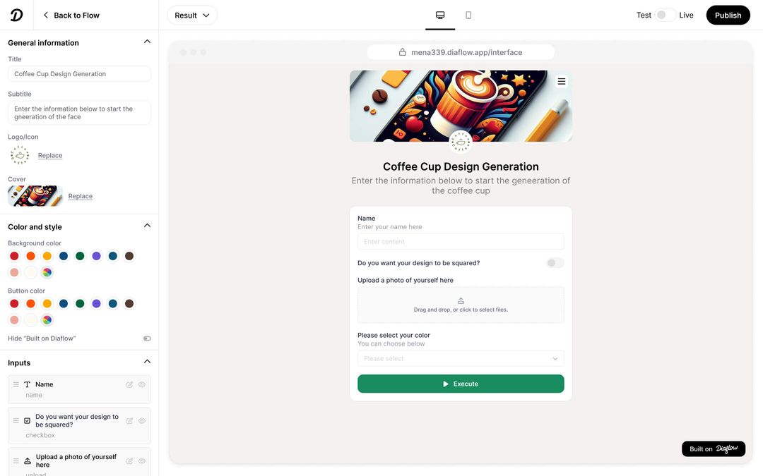 Diaflow | The easiest way to build GenAI tools & apps