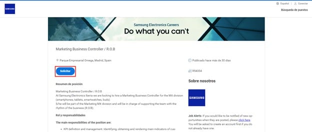 Enviar currículum a Samsung: qué pasos debes seguir
