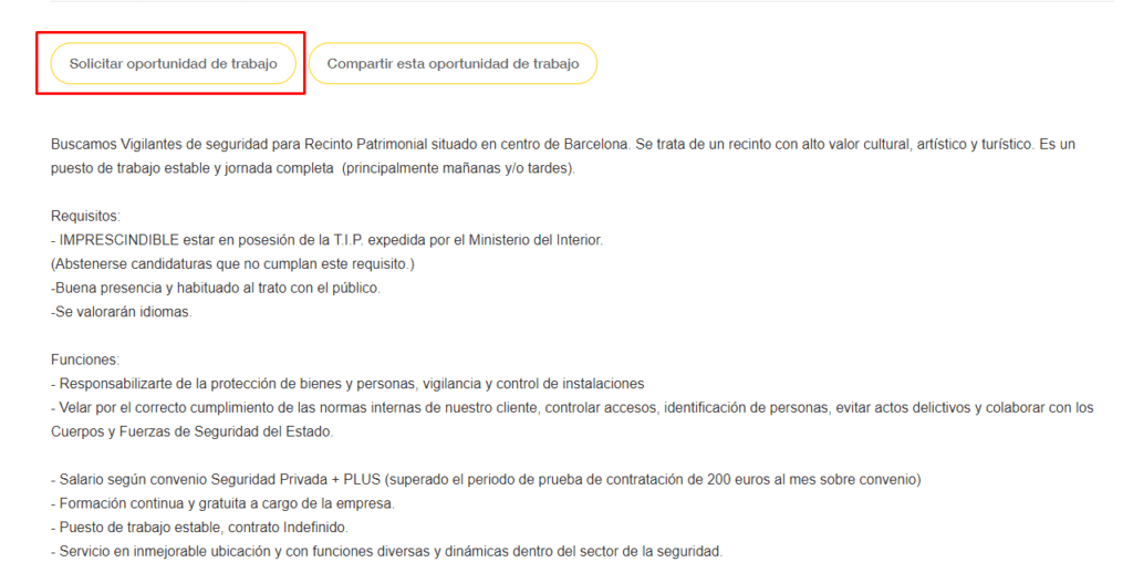 Cómo trabajar en Prosegur y enviar tu currículum vitae - Ejemplos ...