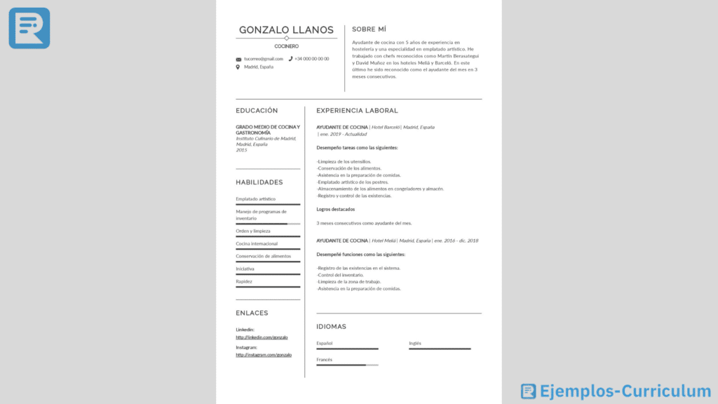 7 plantillas de CV moderno para descargar