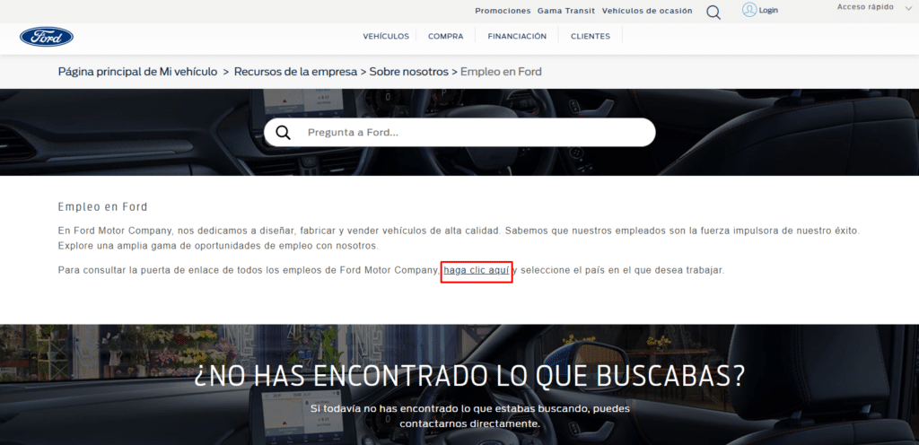 Enviar currículum a Ford: pasos y consejos
