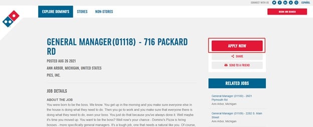 Enviar currículum a Domino’s Pizza: canales de empleos disponibles