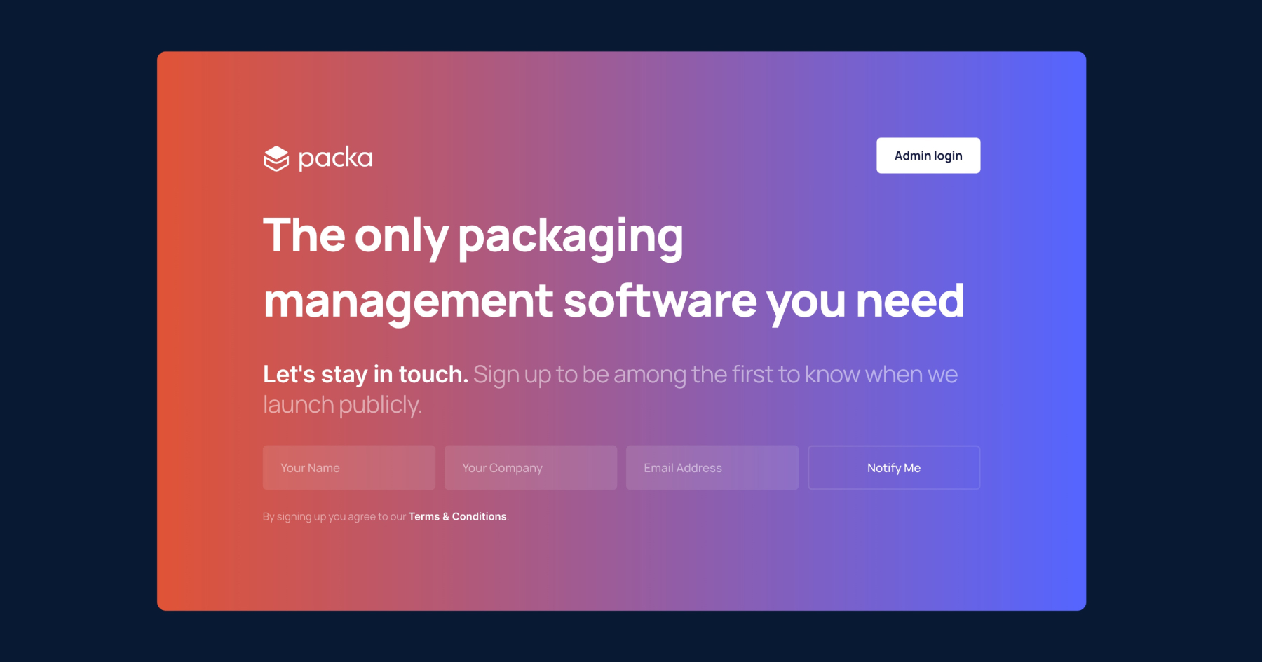 Packa - Packaging Management Software