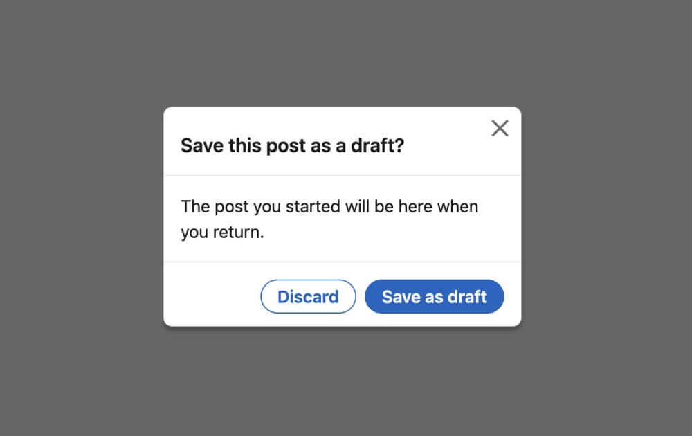 Save and Manage Multiple LinkedIn Drafts