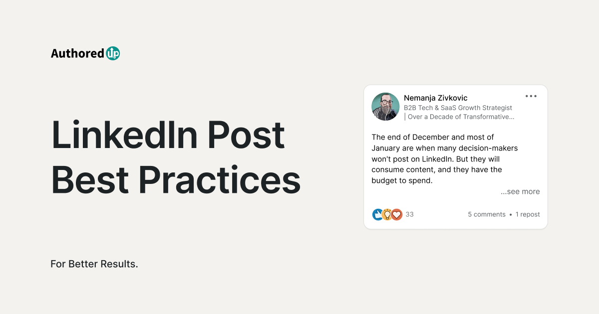 6 LinkedIn Post Best Practices to Boost Your Growth in 2024