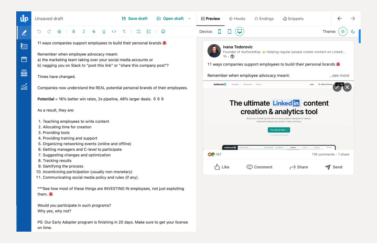 Crafting Winning LinkedIn Posts: A Guide with Examples