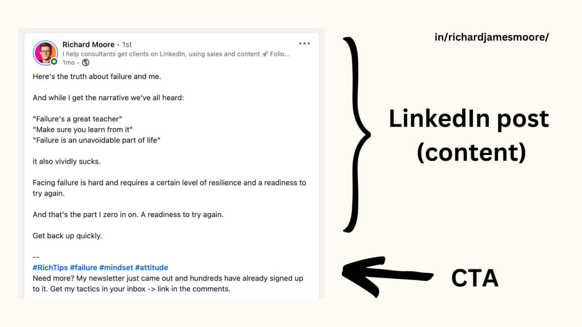 Adding a Call to Action (CTA) to Your LinkedIn Post