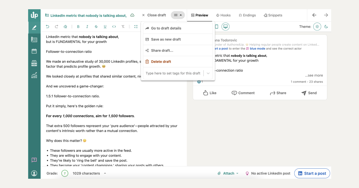 How to Write Your First LinkedIn Post Like a Professional