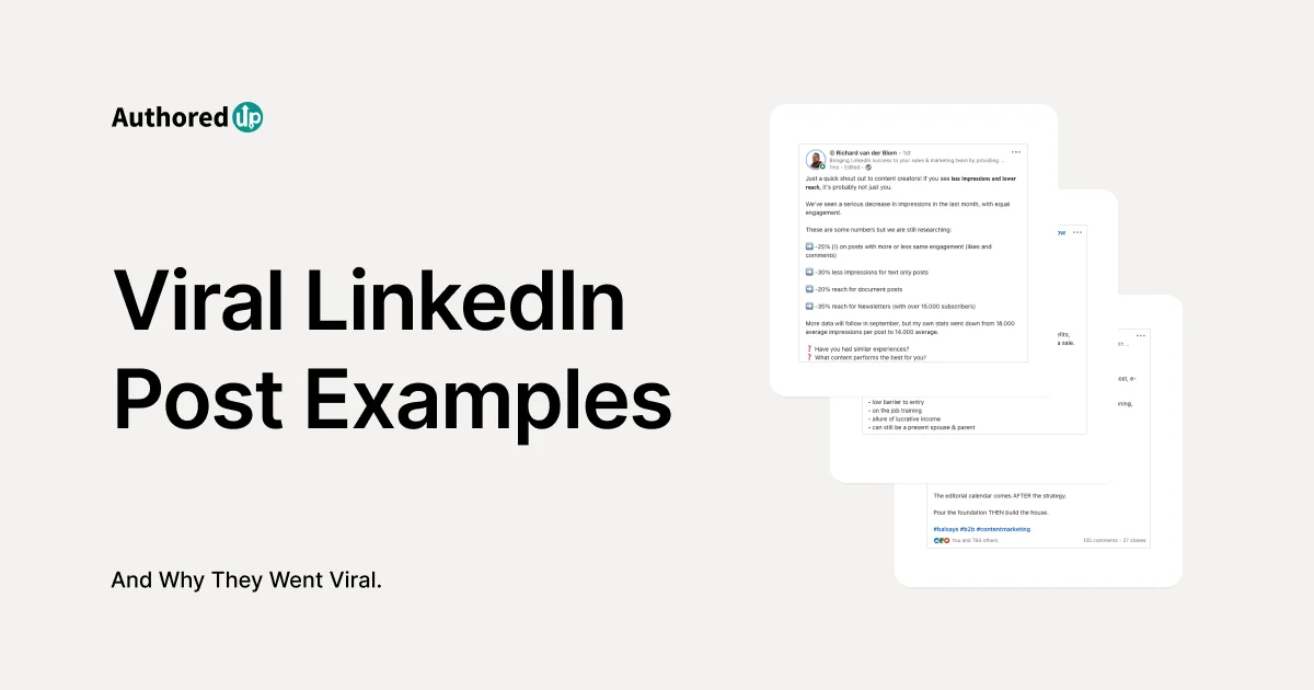8 Viral Linkedin Post Examples And Why They Went Viral